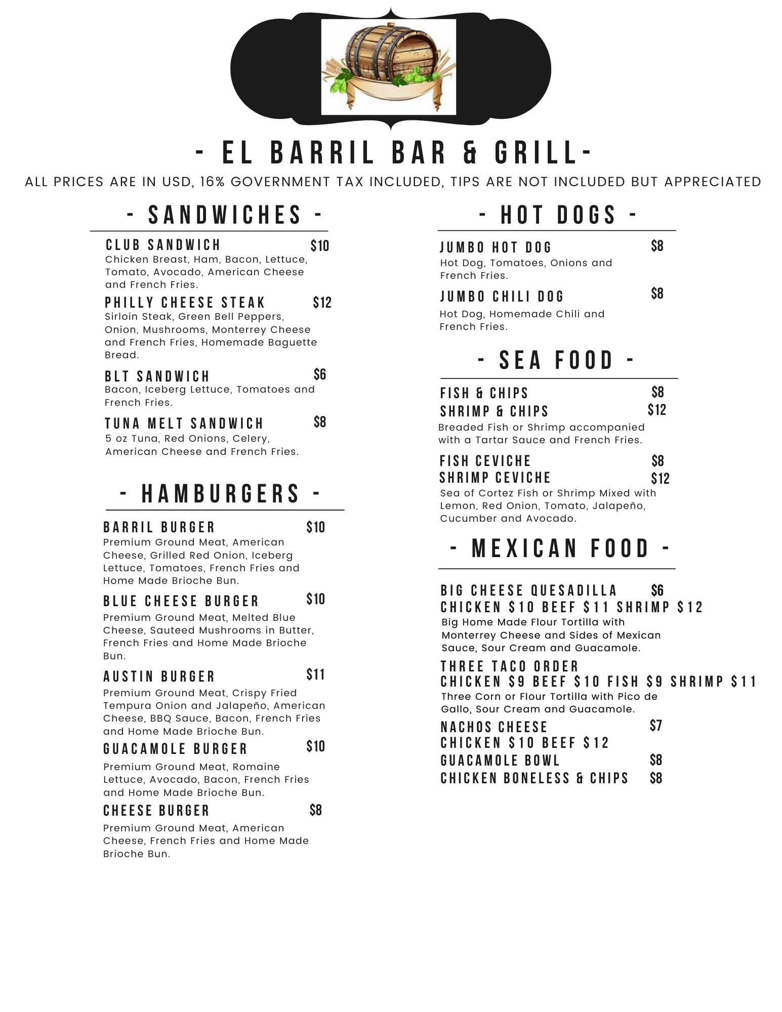 El Dorado Ranch Restaurants