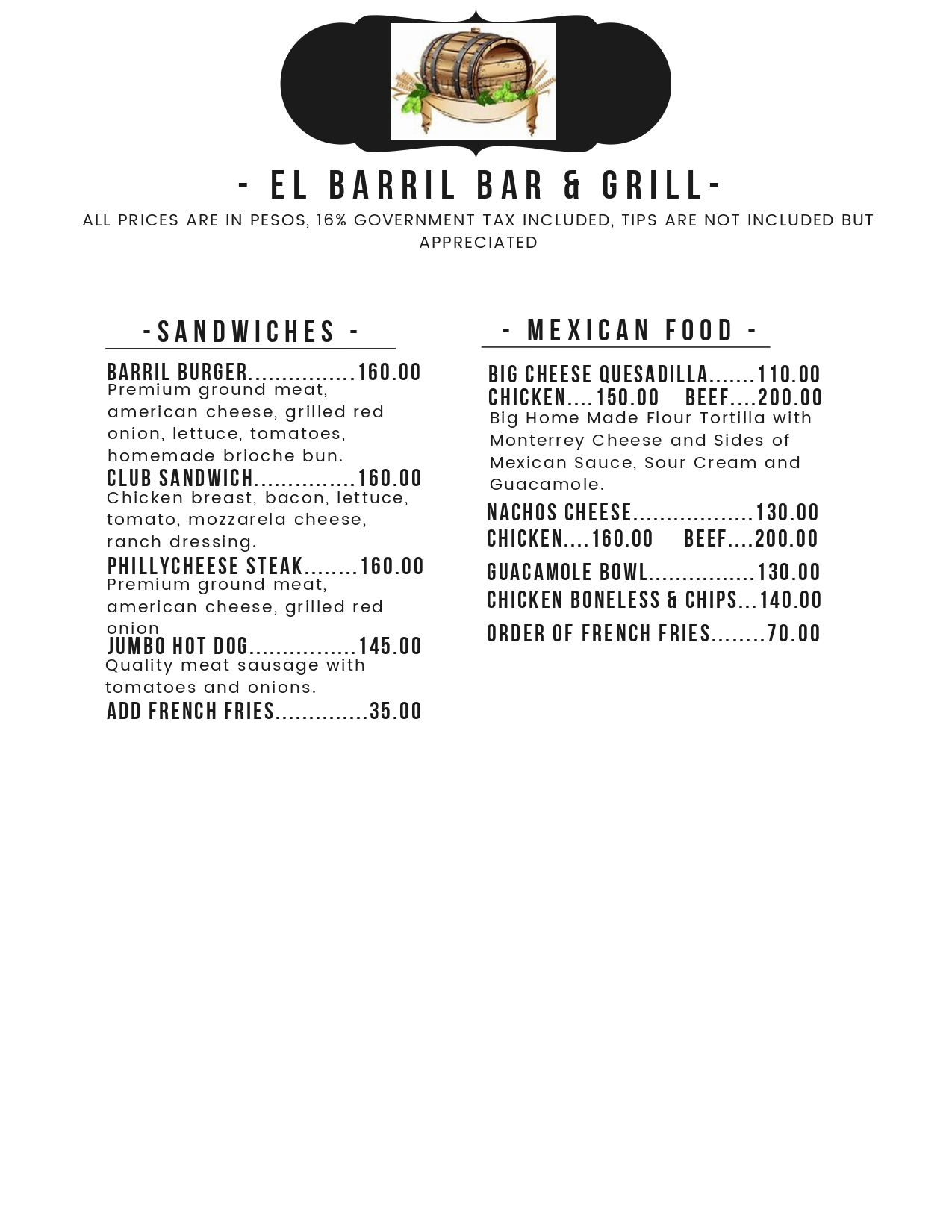 El Dorado Ranch Restaurants
